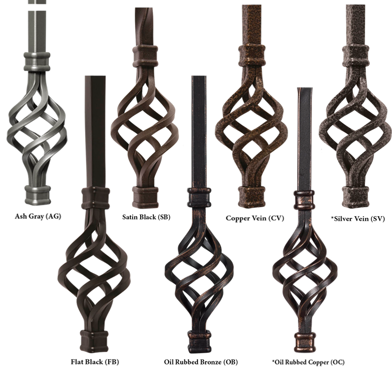 Home / Balusters / Iron Balusters / 9003TB Single basket Iron balusters ...
