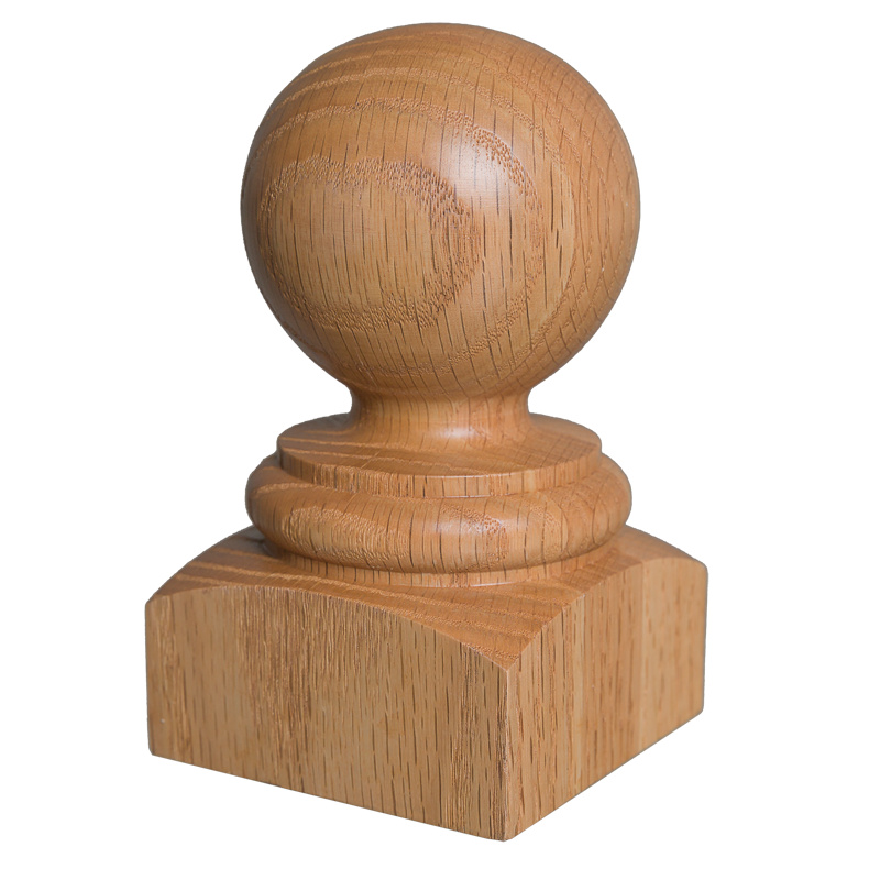 Home / Wood Post / Turned newels / 4045A-BT Ball top 3″ Colonial style ...